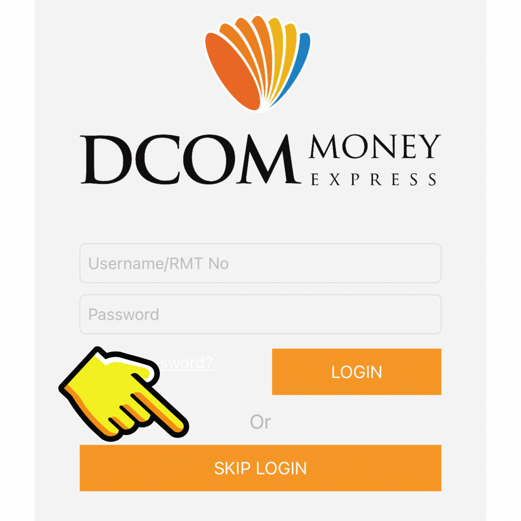 How to register to DCOM Money Express via DCOM App? - DCOM Money Express