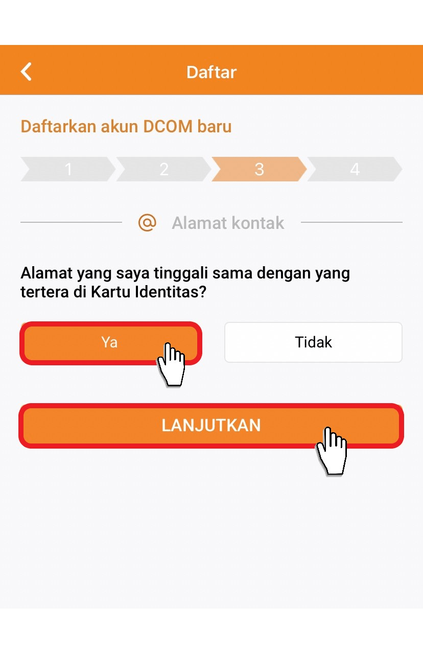 DAFTAR AWAL Melalui Aplikasi Terbaru DCOM - DCOM Money Express