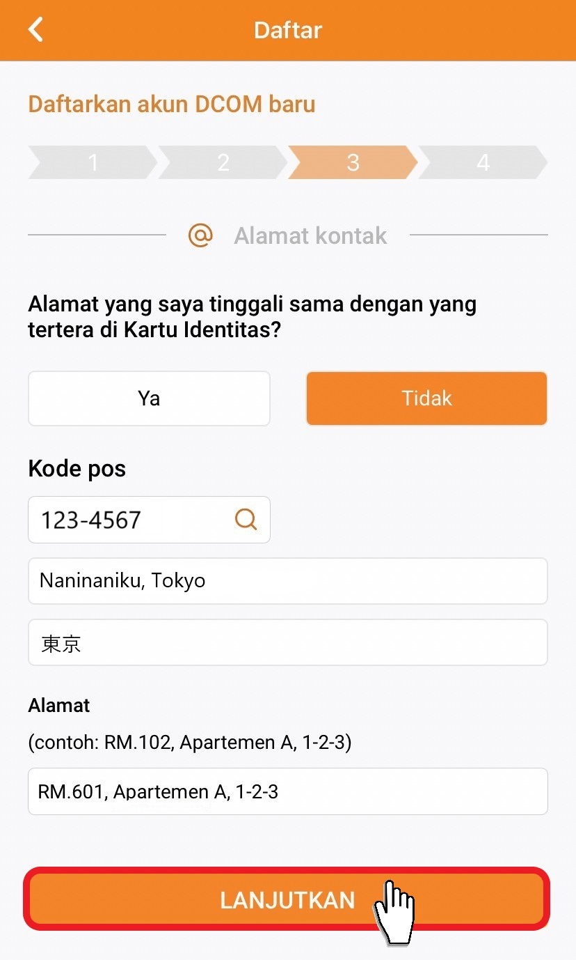 DAFTAR AWAL Melalui Aplikasi Terbaru DCOM - DCOM Money Express
