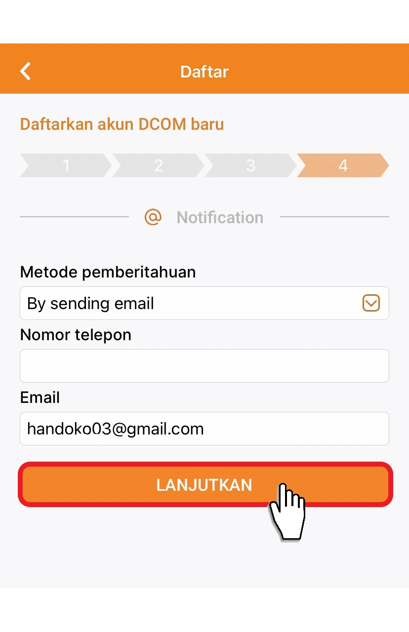 DAFTAR AWAL Melalui Aplikasi Terbaru DCOM - DCOM Money Express
