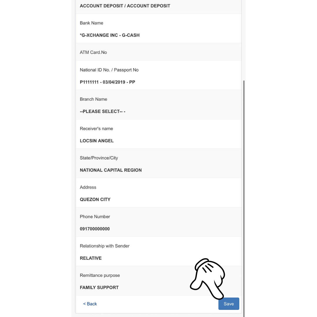 How to add GCASH as your receiver? - DCOM Money Express