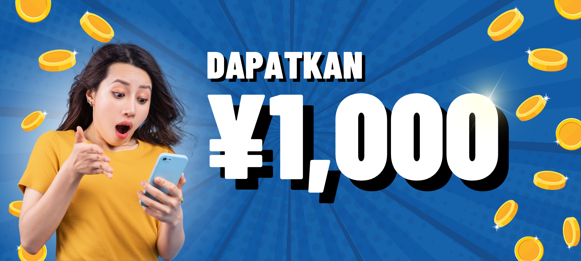 Promo Saldo ¥1000 Khusus Member DCOM Baru! - DCOM Money Express