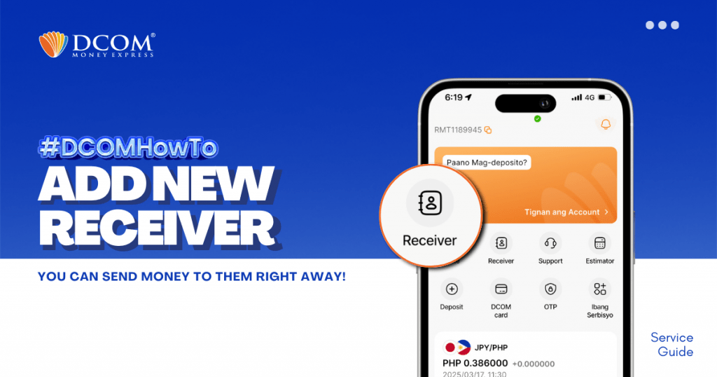 Lưu trữ dcom add receiver - DCOM Money Express